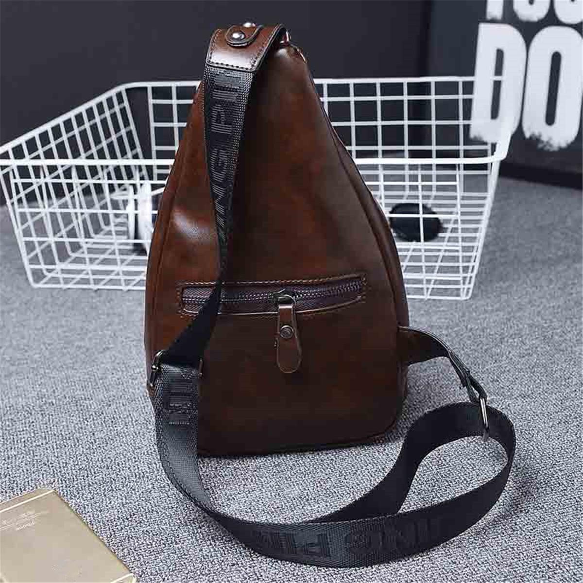 Handbag For Men's Chest Bag Men Leather Chest ... – Vicedeal