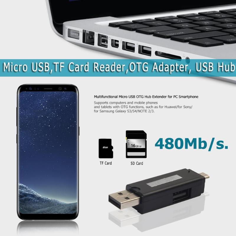 Micro USB TF Card Reader 480MBS High Speed OTG Ada... – Grandado