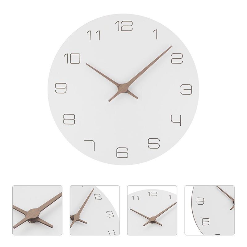 Wooden Wall Clocks Decorative Hanging Clock Simple... – Grandado
