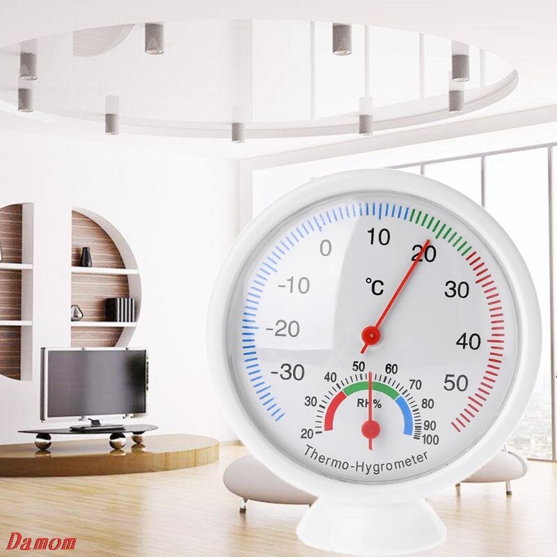 Indoor Outdoor Thermometer Humidity Meter Clock-sh... – Grandado
