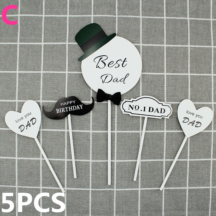 Mum Dad Letters Print Cake Decoration Mother Birth... – Grandado