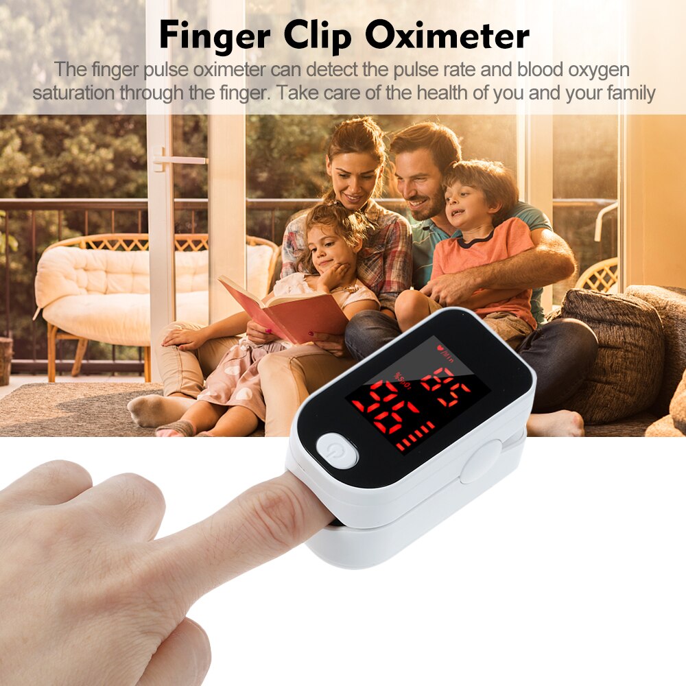 Fingertip Pulse Oximeter OLED Display Finger Clip ... – Grandado