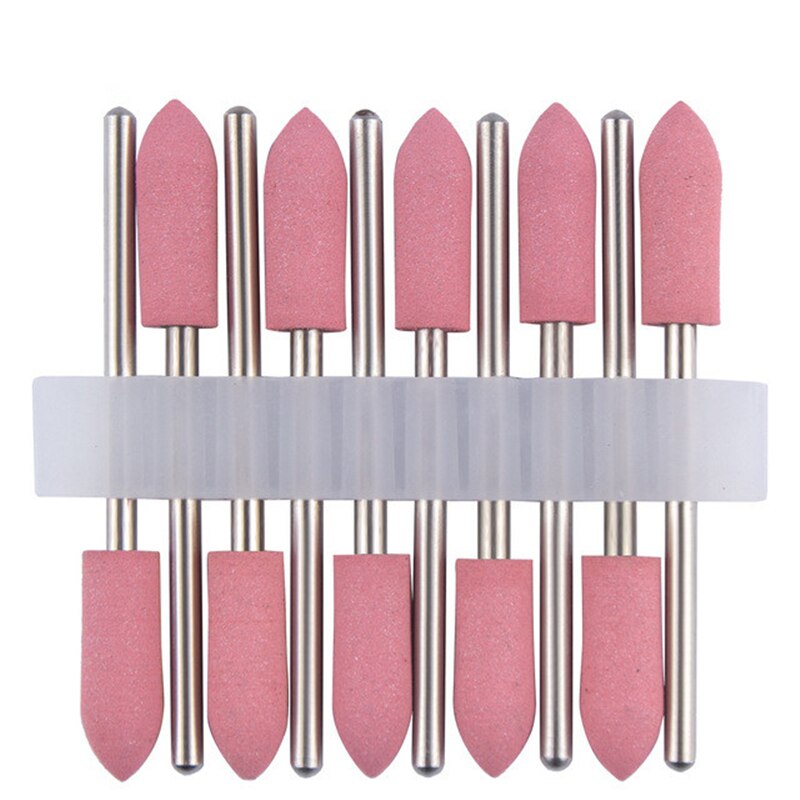 10Pc Rubber Silicon Nail Drill Milling Cutter for ... – Vicedeal