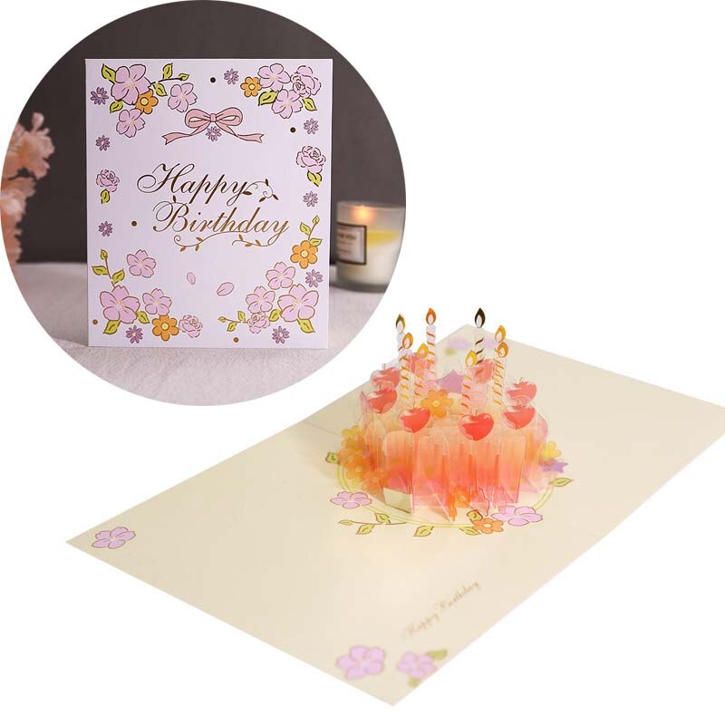 1pcs 3D Pop Up Cute Birthday Party Cake Clown Bles... – Grandado