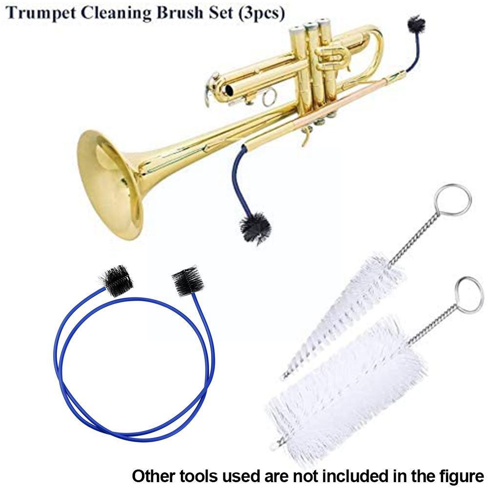 3Pcs Trompet Trombone Cleaning Set Trompet Reinigi... – Grandado