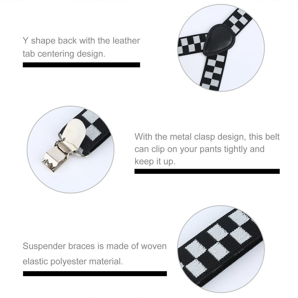 Adjustable Elasticated Adult Suspender Straps Unis... – Vicedeal