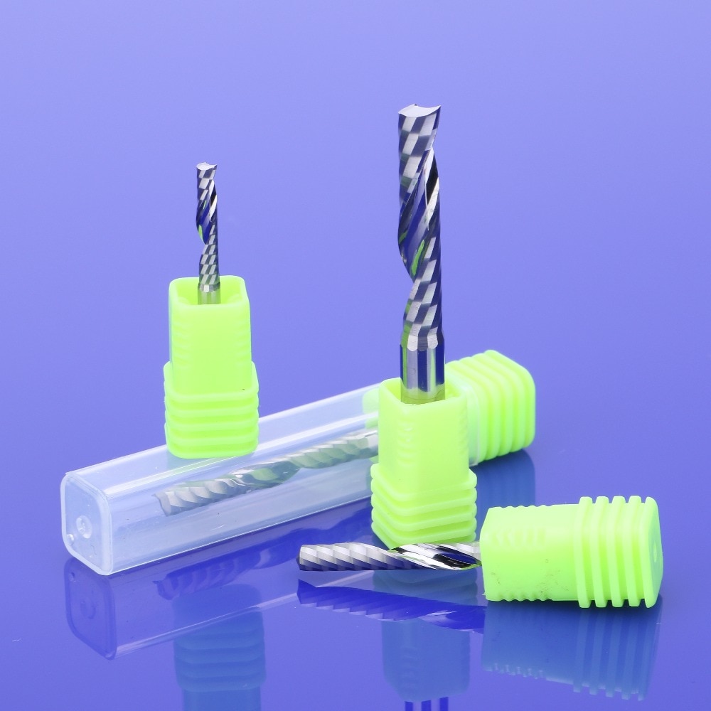 5pcs 5mm Single Flute Spiral Cutter 3A TOP CNC End... – Grandado