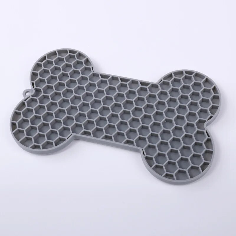 Bone-Shaped Silicone Dog Lick Pad - Relieve Boredo... – Grandado