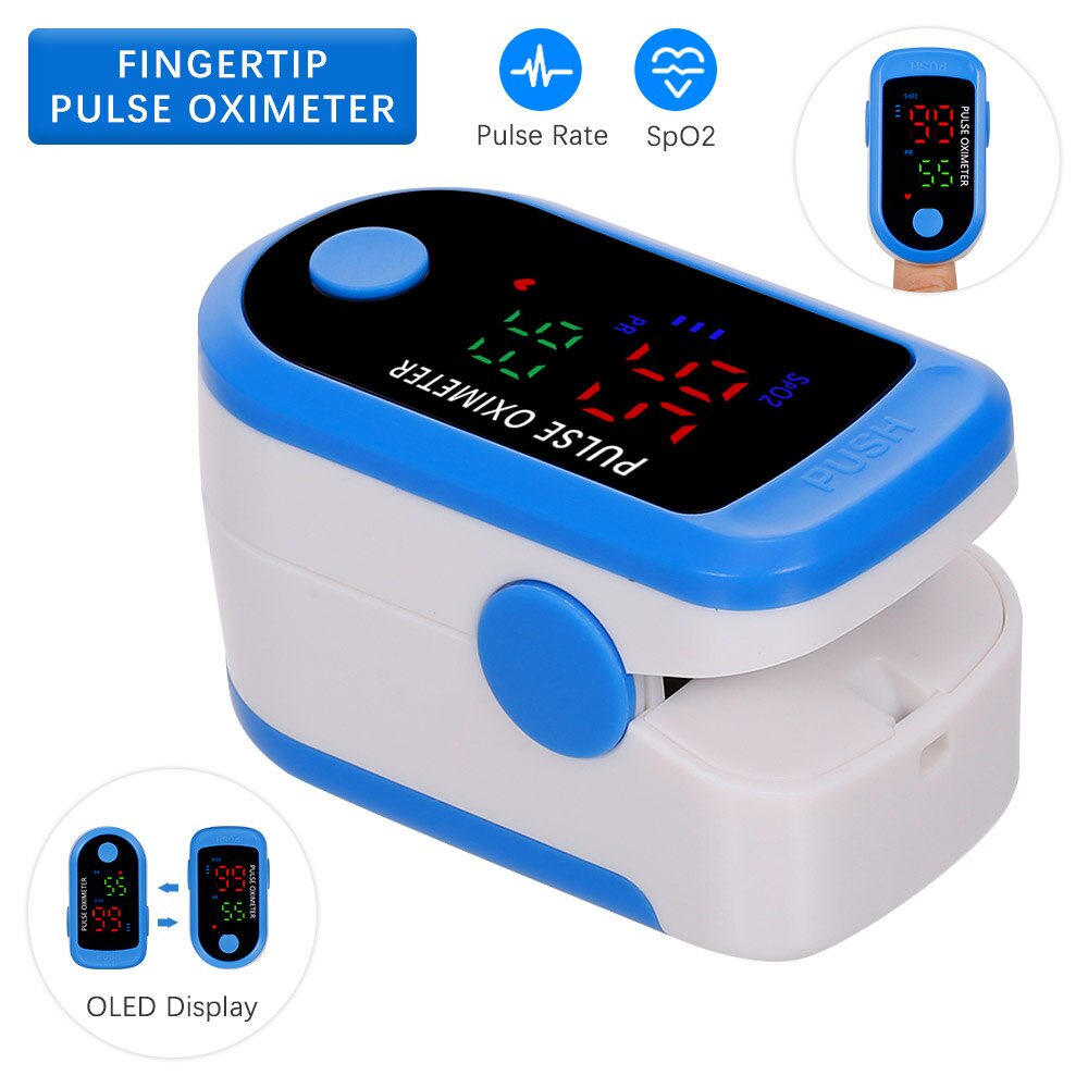 Fingertip Pulse Oximeter Blood Oxygen Saturation M... – Grandado