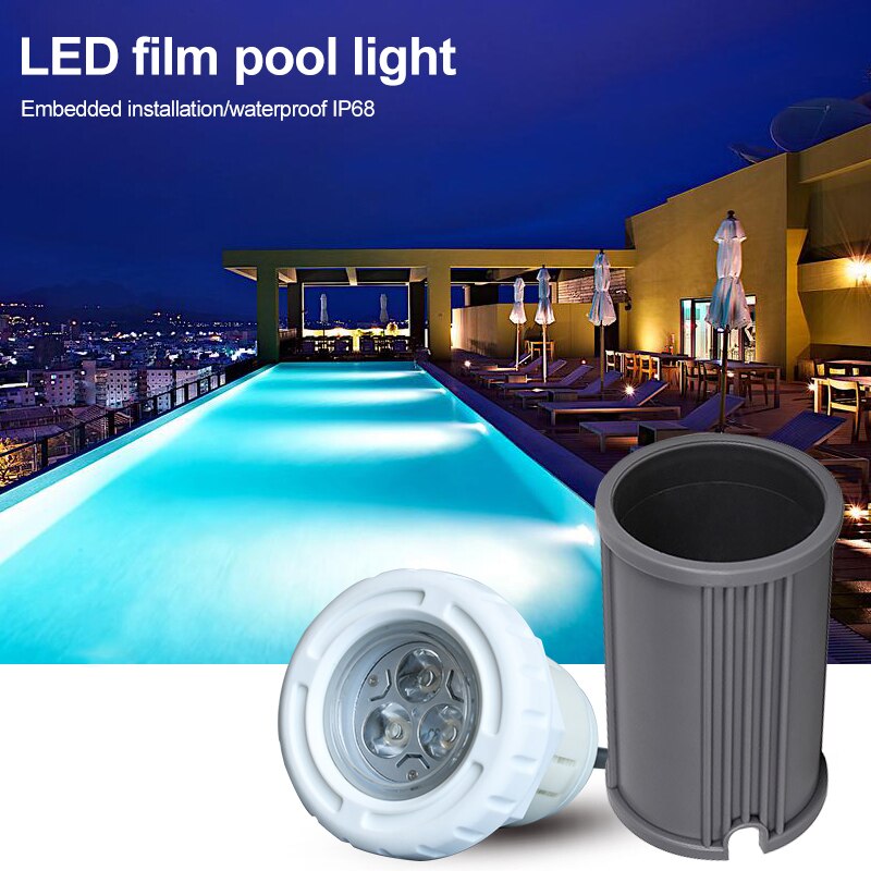 ABS LED Pool light AC12V Concrete surface mounted ... – Grandado