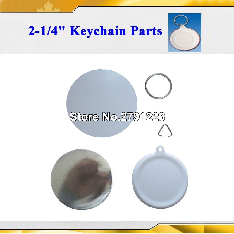 Pro 100 Sets Badge Button Supply KeyChain Material... – Grandado