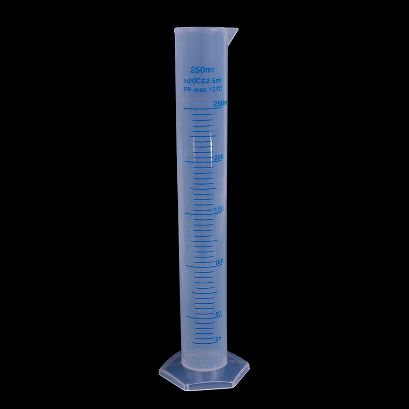 1Pcs 250ml Measuring Plastic Graduated Cylinder Me... – Grandado