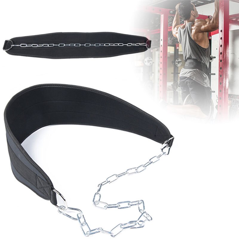 Weight Lifting Belt With Chain Dipping Belt Pull T... – Vicedeal
