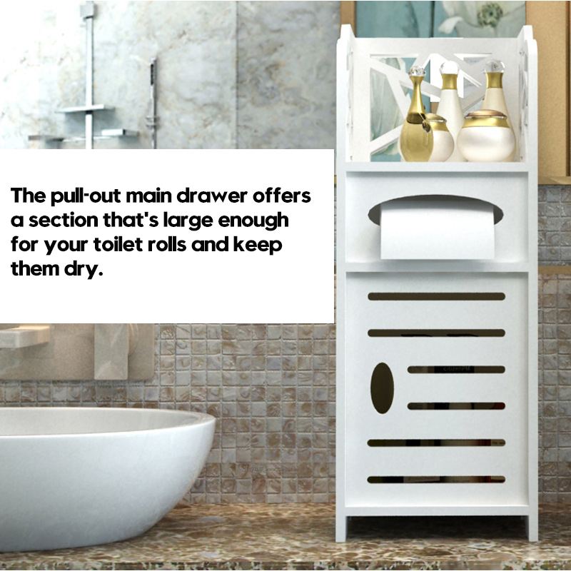 3 Lagen Badkamer Kast Rek Hoek Vloer Kast Unit Toi... – Vicedeal