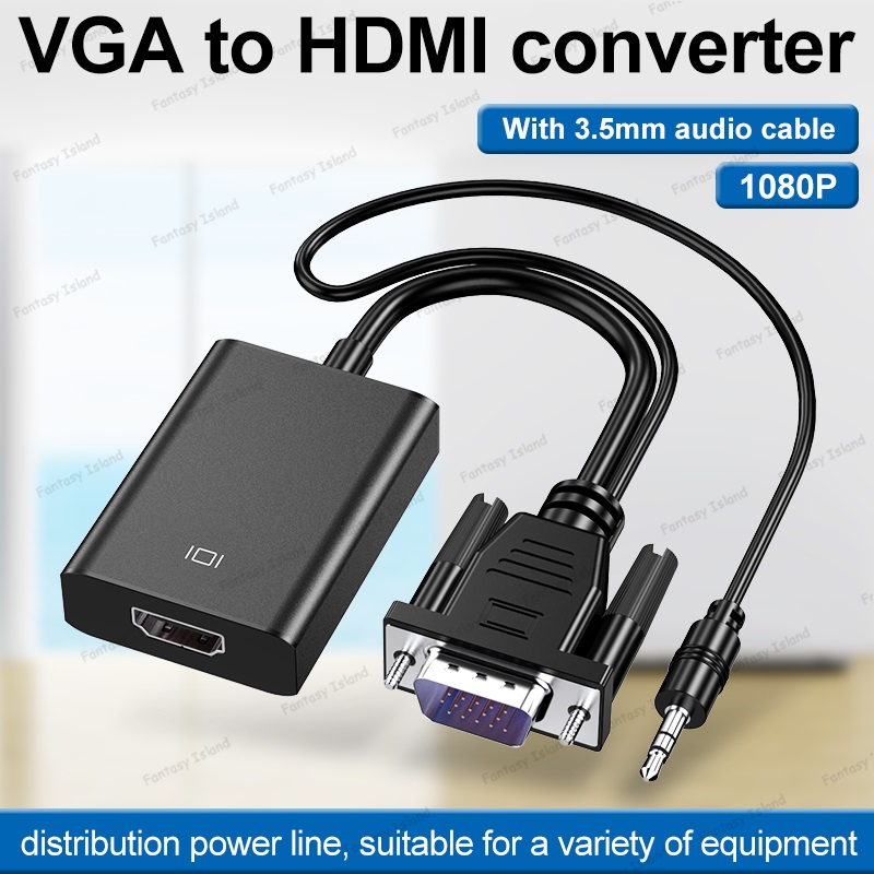 HW-2216 Vga Naar Hdmi Converter Met Audio Kabel Vg... – Grandado