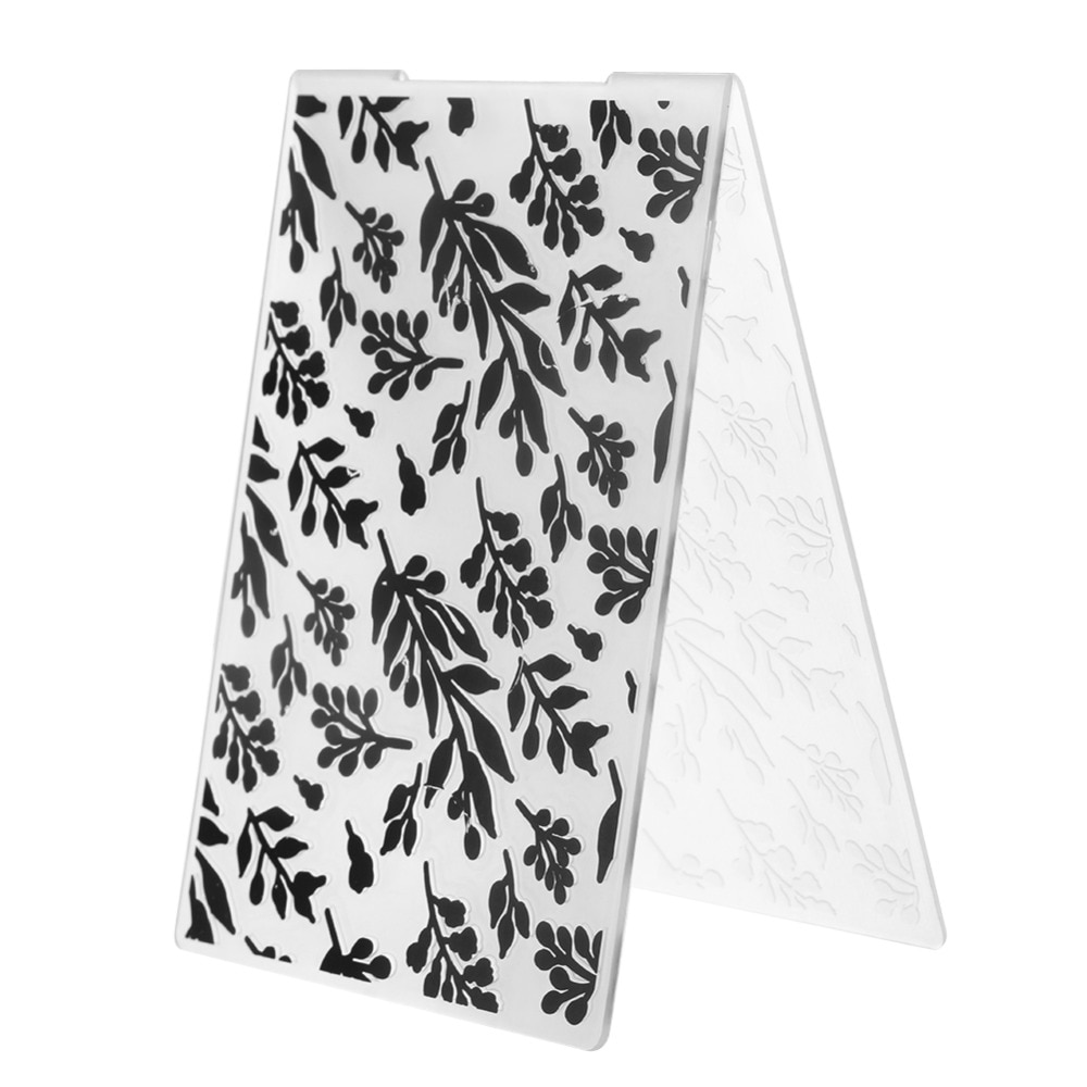 Falling Leaves Embossing Folders Plastic DIY Scrap... – Vicedeal