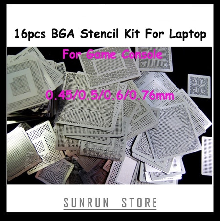 16pcs BGA Stencil Kit For Laptop For Game Console ... – Grandado
