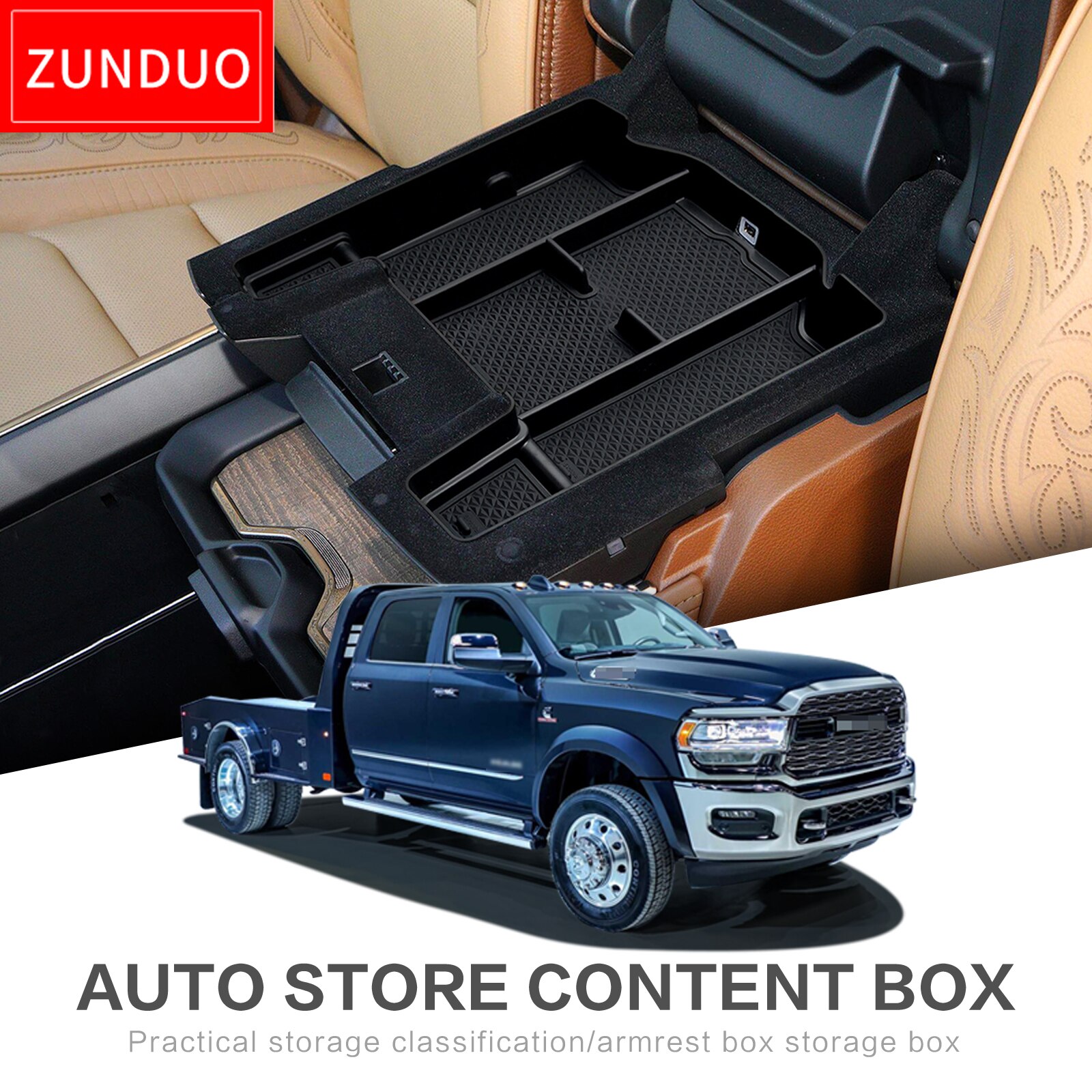 ZUNDUO Center Console Organizer Tray Fit for Dodge... – Grandado