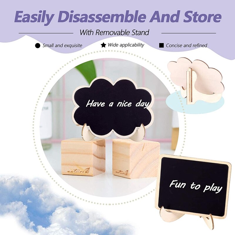 30Pcs Mini Chalkboard Sign Food Labels For Party B... – Grandado