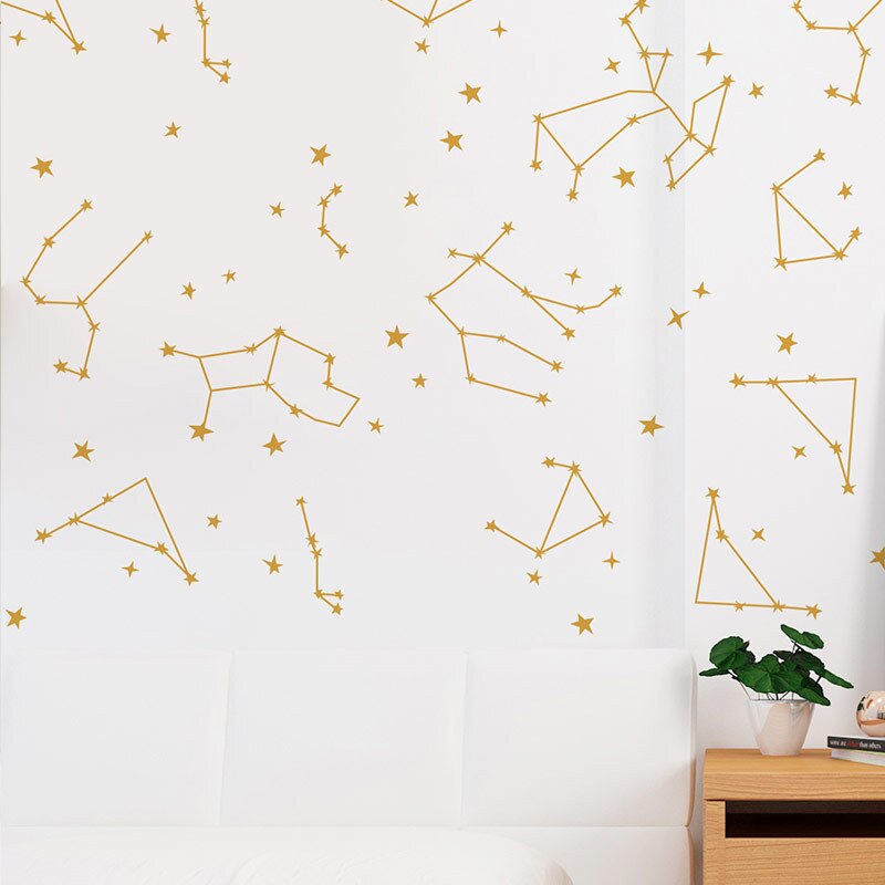 wall stickers geometric constellation decals home ... – Grandado