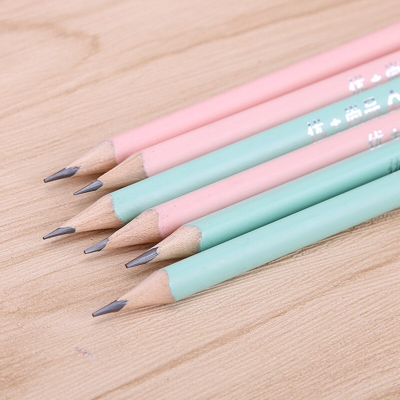 12 sticks/set van HB potlood zeshoekige potlood me... – Grandado