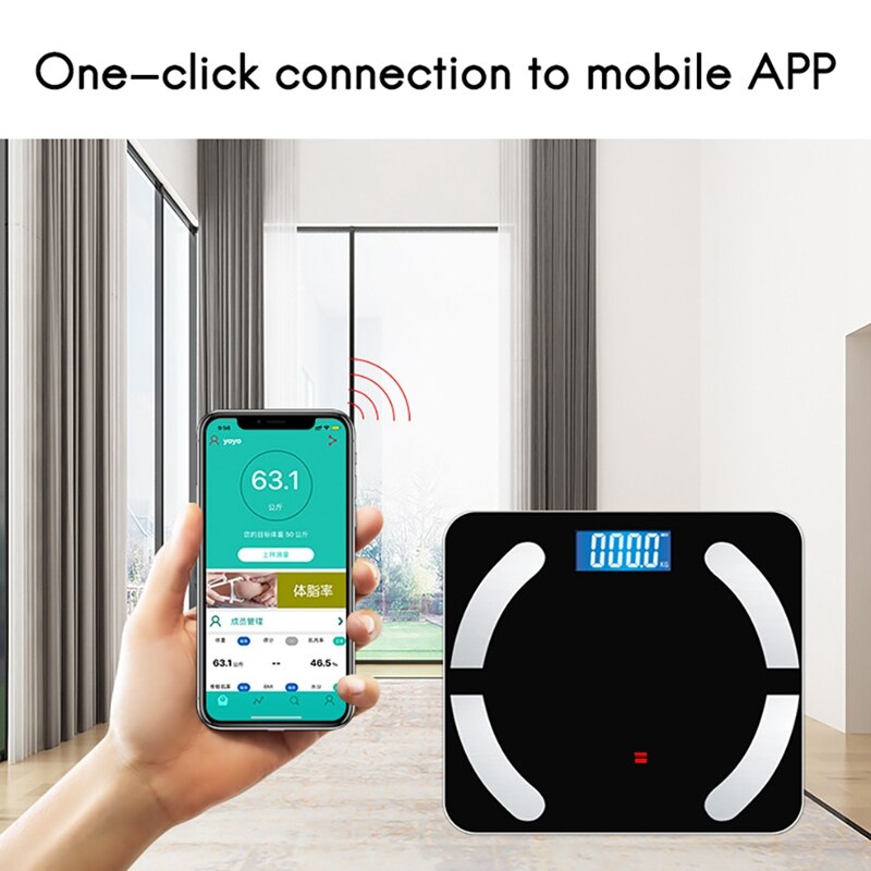 Smart Body Scale Smart Bathroom Scale USB Recharge... – Grandado