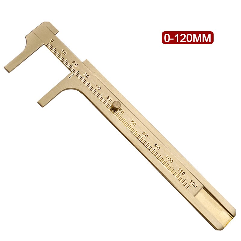 0-120mm Mini Brass Caliper Pure Copper Vernier Dou... – Grandado