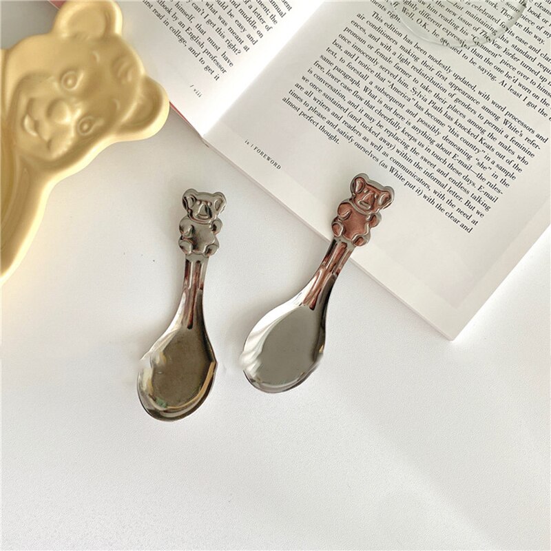 Cucchiaio per bambini in acciaio inossidabile 2 pe... – Grandado