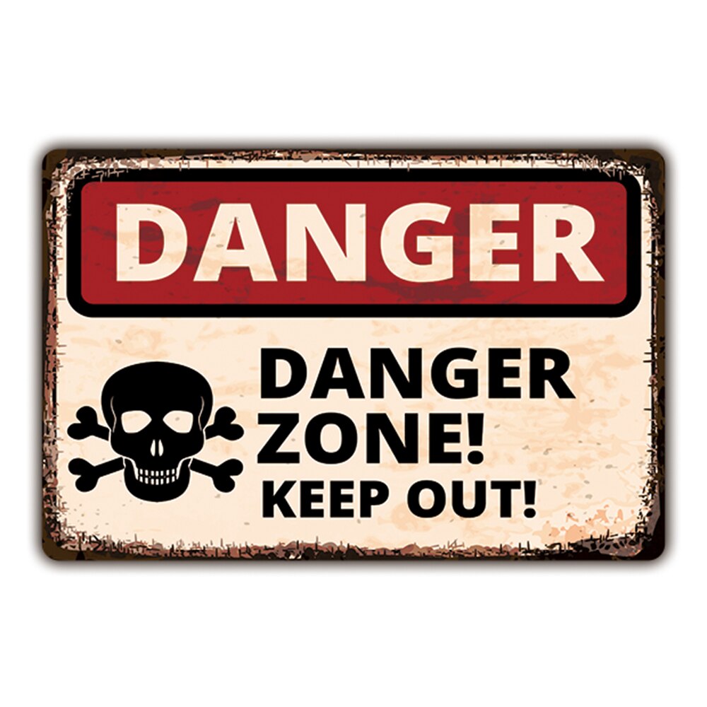 Danger DUST HAZARD Vintage Poster Retro Metal Tin ... – Vicedeal