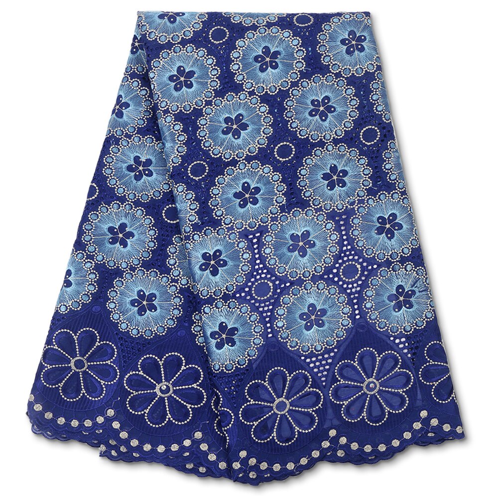 Wine African Cotton Lace Fabric Dry Lace Swiss Voi... – Vicedeal