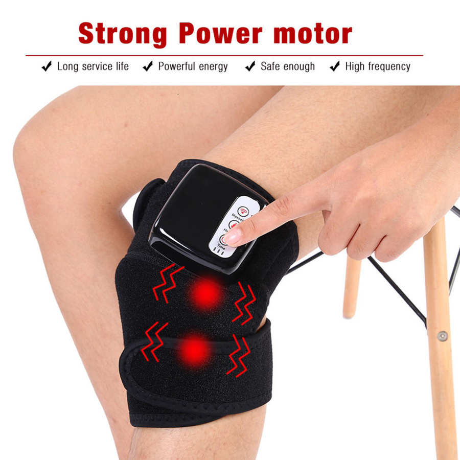 Electric Massage Knee Magnetic Vibration Heating M... – Vicedeal