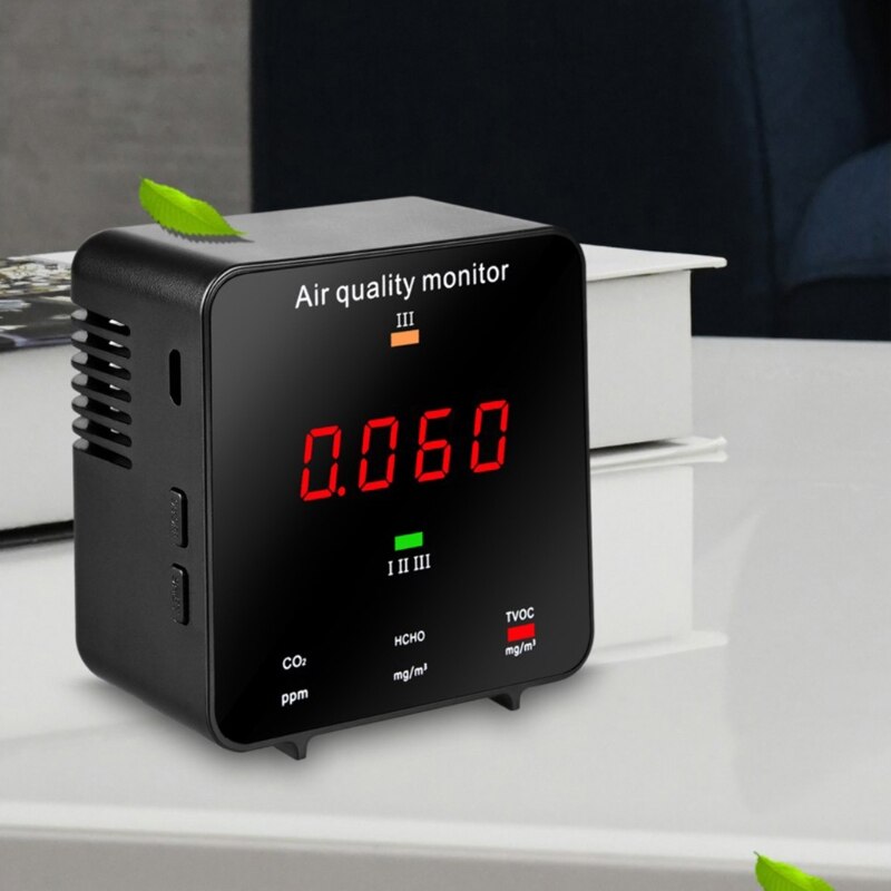 Portable Air Tester CO2, HCHO, TVOC, AQI Monitor C... – Grandado