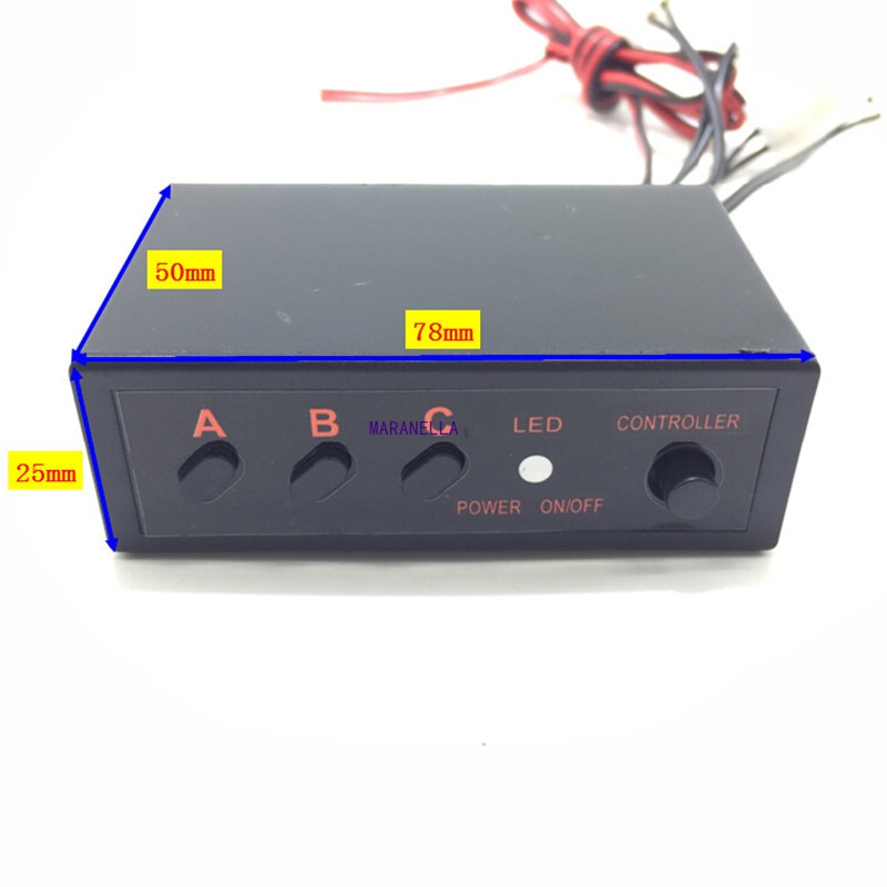 12V Car Grille Strobe Light Head LED Mini Flash la... – Vicedeal