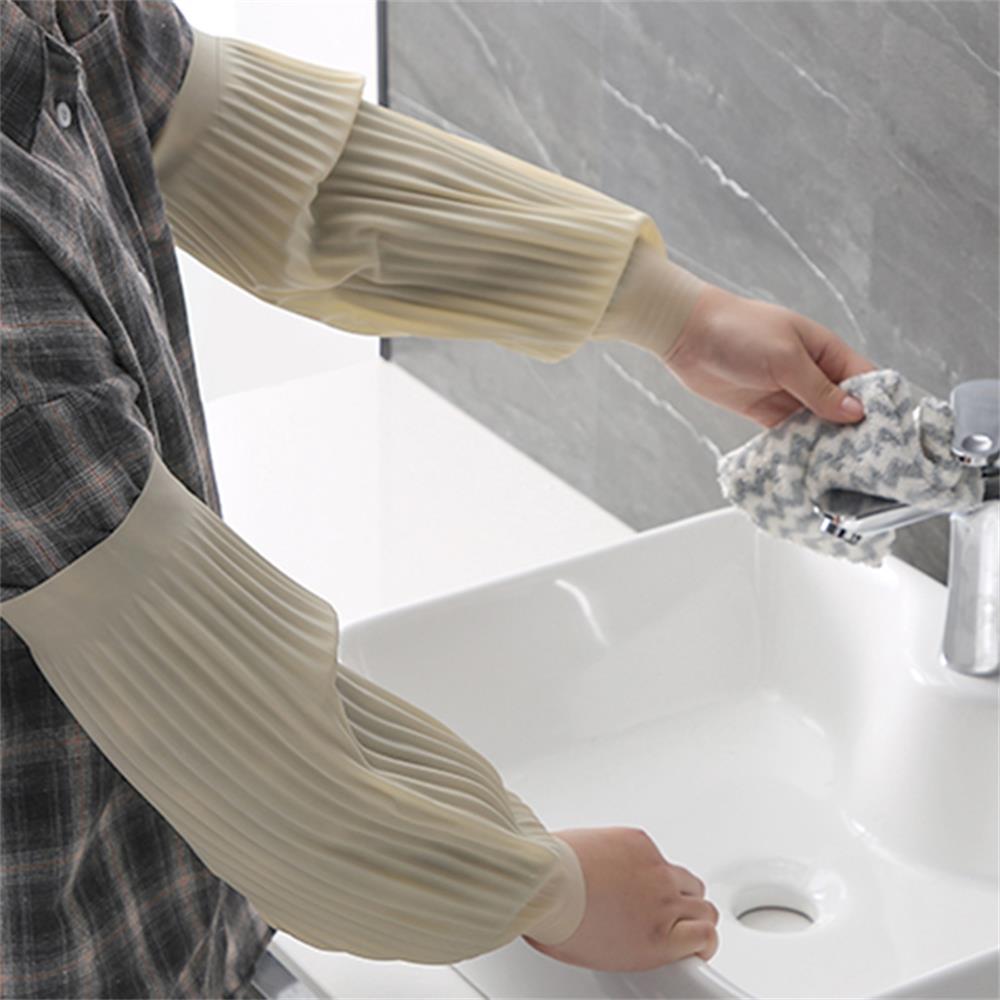 1 Pair Multiuse Waterproof Cuffs Rubber Gloves for... – Vicedeal