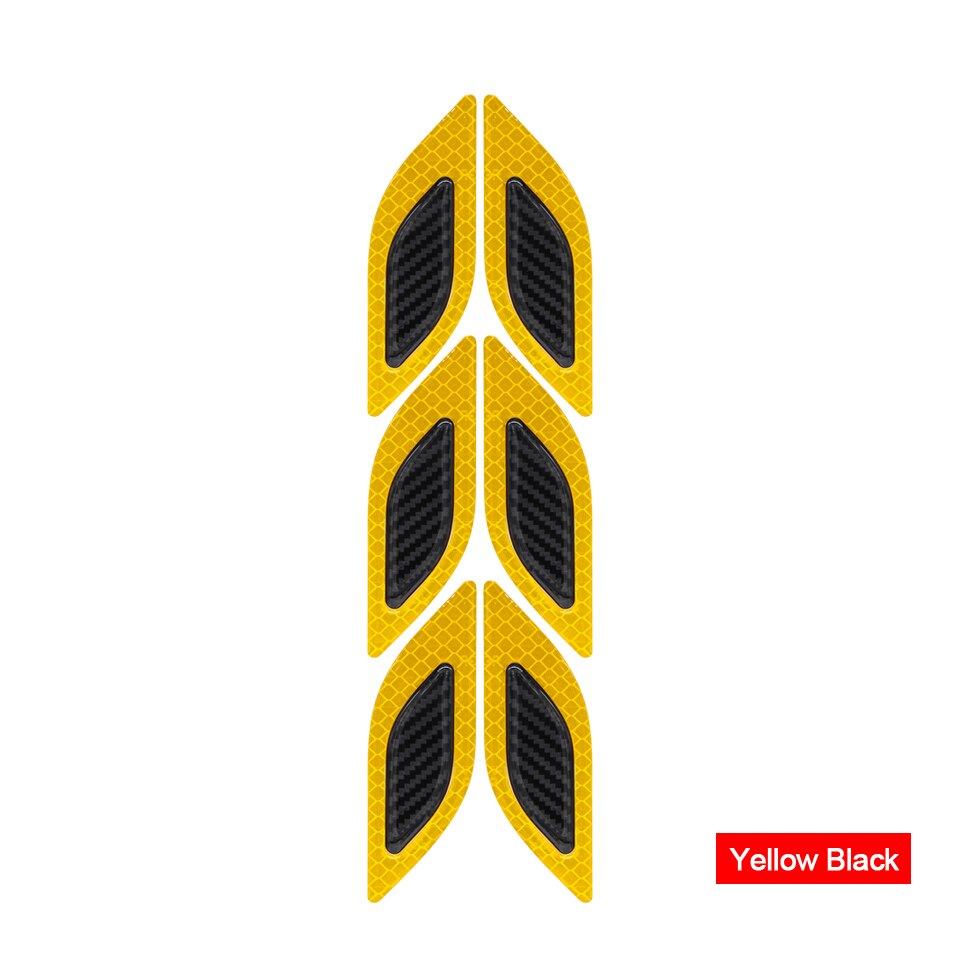 6Pcs/Set Car Reflective Strips Carbon Fiber Car St... – Grandado