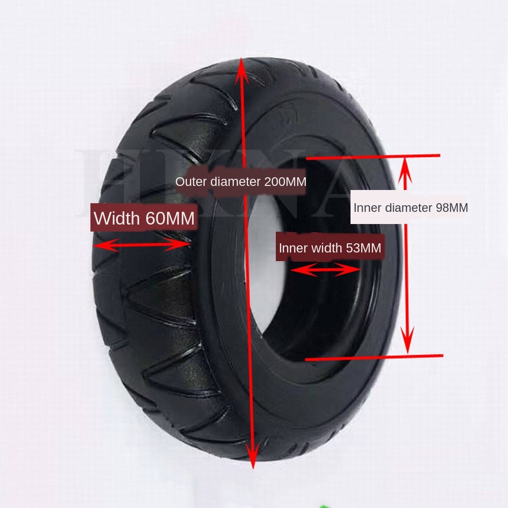 8 Inch Solid Wheel 200x60 Explosion Proof Non Pneu... – Grandado