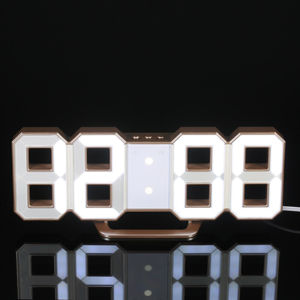 Multifunctional Large LED Digital Wall Clock 12H/2... – Vicedeal