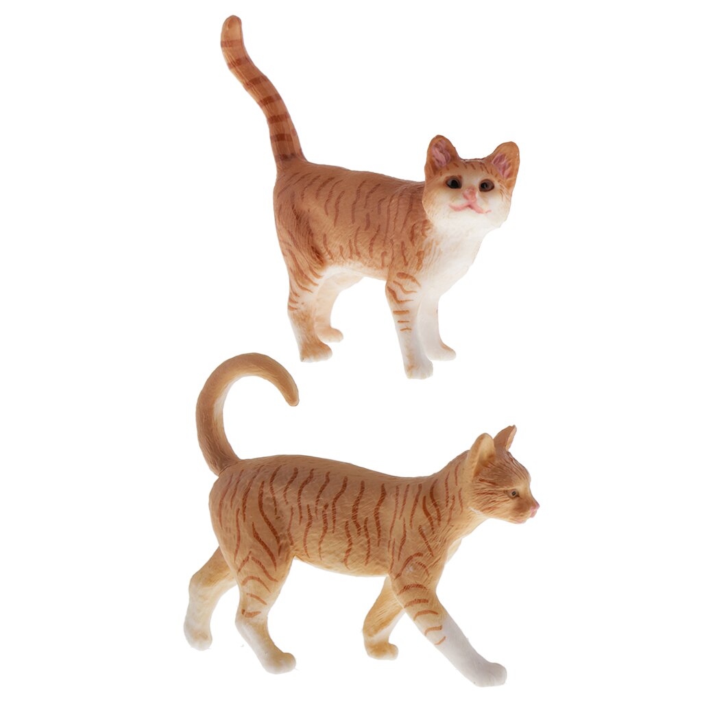 Cat Figure Toys Cats Model Kids Educational Toys S... – Grandado