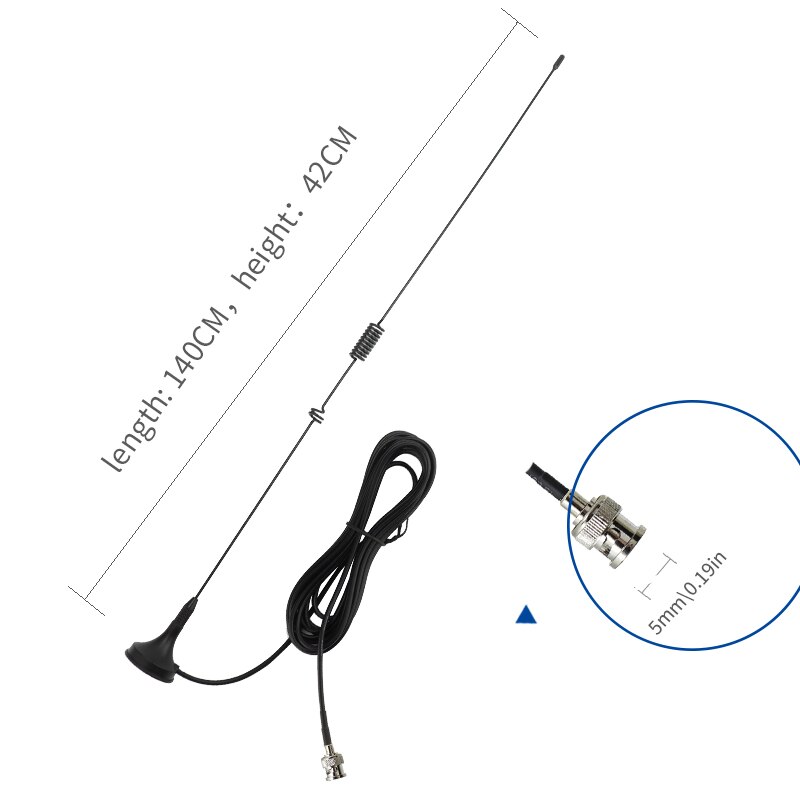 Lseng Bnc Cb Antenne Dual Band 144/430Mhz Vhf Uhf ... – Vicedeal