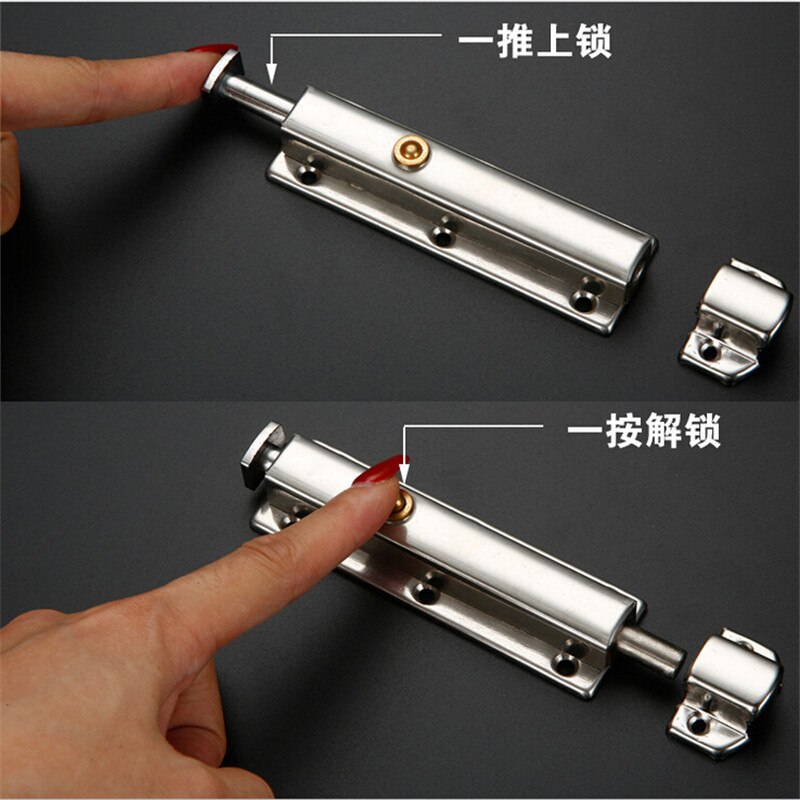 3/4/6inch Door Window Security Bolt Door Lock Latc... – Grandado