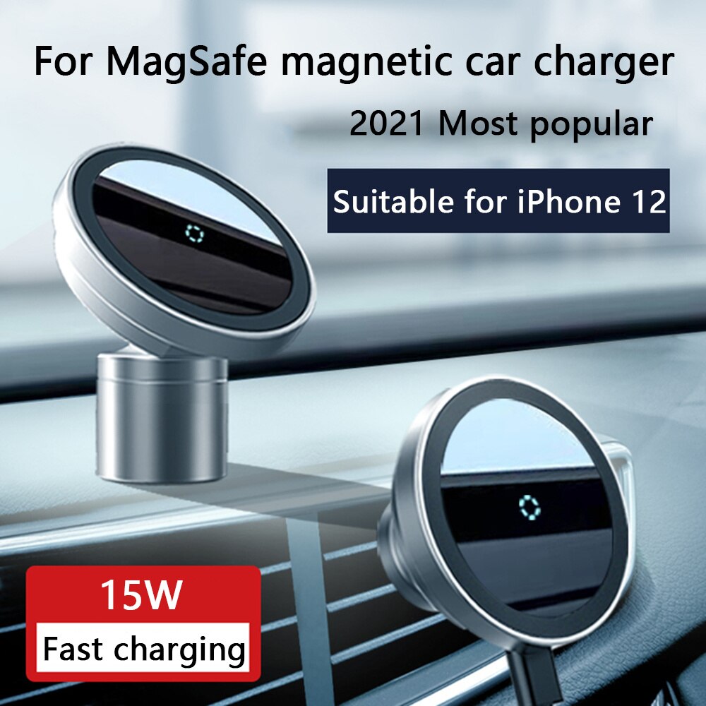 15W Magnetische Draadloze Oplader Auto Telefoon Ho... – Vicedeal