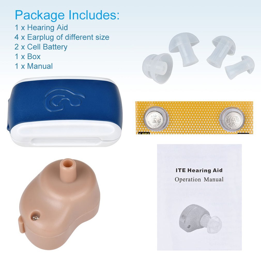 Digital Hearing Aid Aids Hear World Volume Control... – Grandado