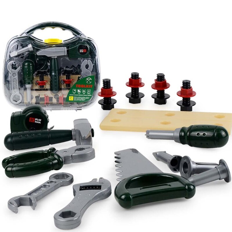 Children Toolbox Kit Simulation Repair Tool Set En... – Grandado