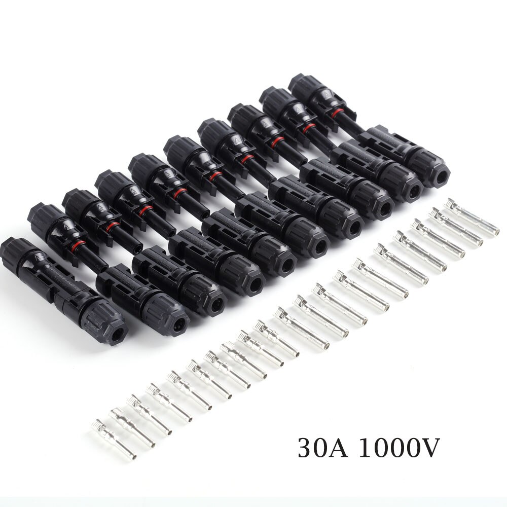10 pairs x MC4 Stecker männlich weiblich 30A 45A 1... – Vicedeal
