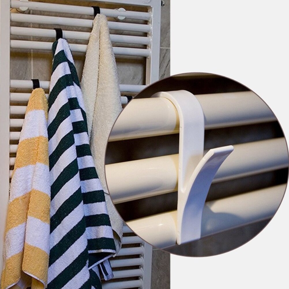 Bathroom Radiator Clothes Hook Rail Drying Rack Fo... – Vicedeal