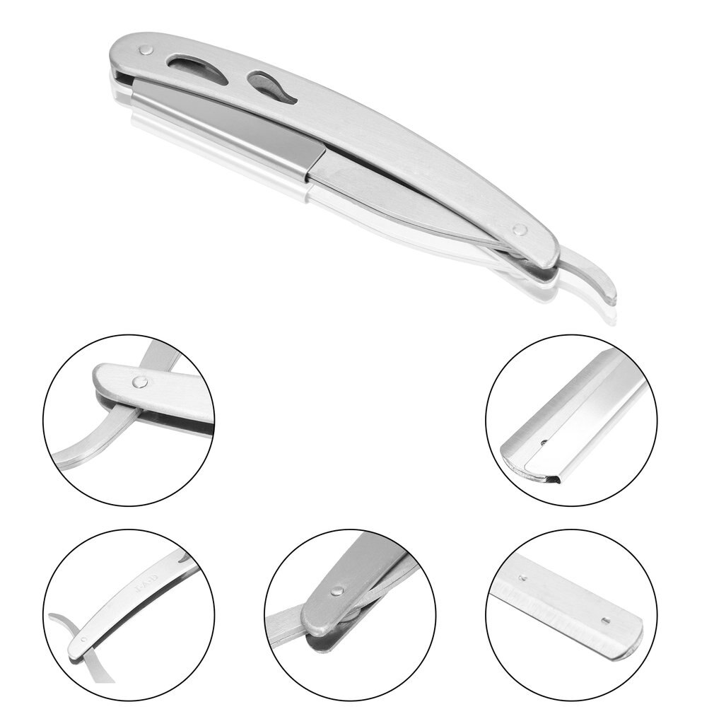 Manual Shaver Straight Edge Stainless Steel Sharp ... – Vicedeal