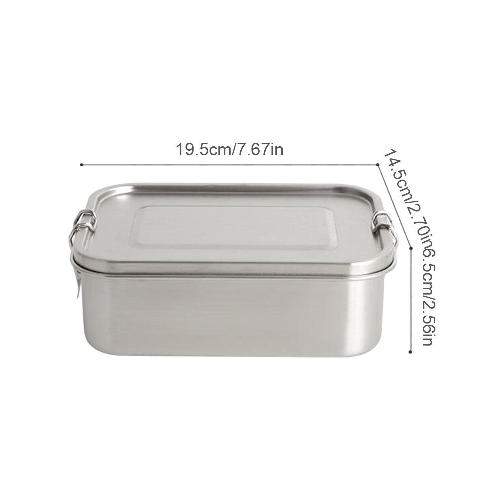 1200ML Lunch Box 304 Stainless Steel Food Containe... – Grandado