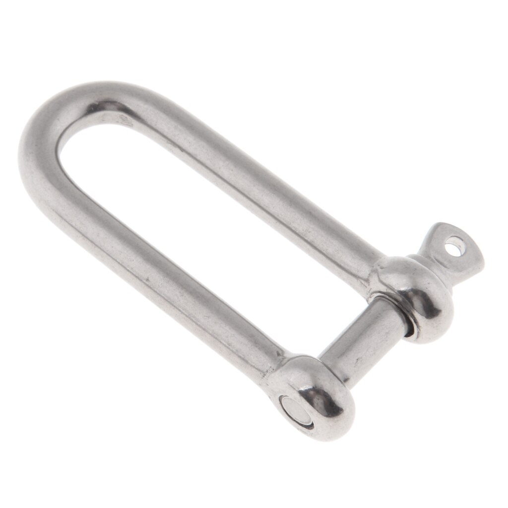 Grillete D largo recto de acero inoxidable 1/4 "6m... – Grandado
