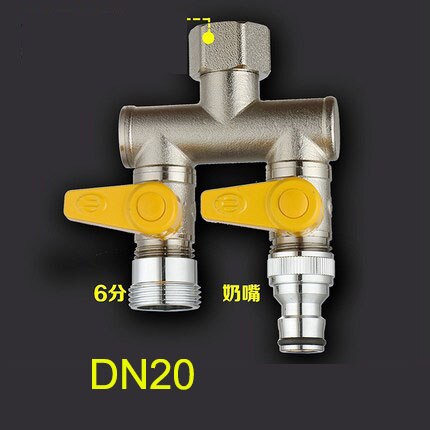 Washing machine faucet one inlet two outlet Splitt... – Grandado