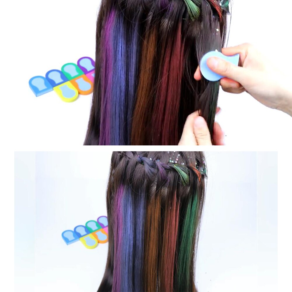 8 Colors Hair Color Hair Chalk Powder DIY Temporar... – Grandado